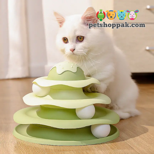 Cat Wave Layer Tower Toy